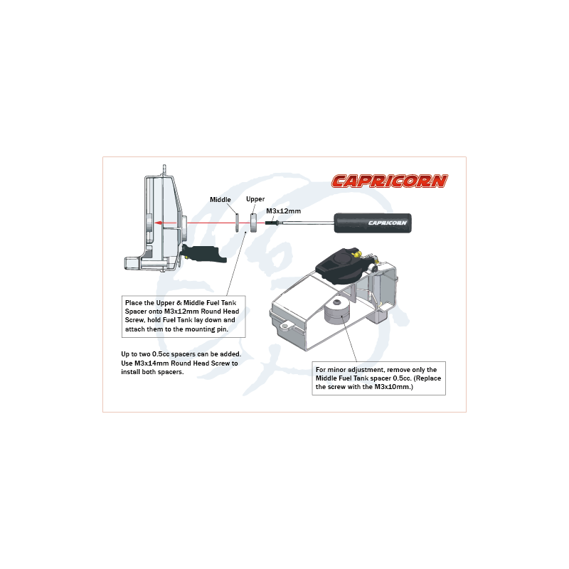 LAB C 804 SL-R FUEL TANK SPACER KIT