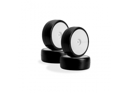 LRP VTEC G32, PRE-GLUED ASPHALT WHEELS (4PCS)